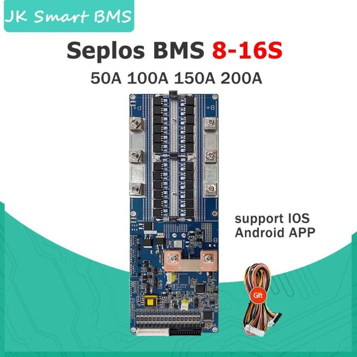 Seplos Inverter BMS 8S 13S 14S 15S 16S 50A 100A 150A 200A 10E BT PC ...