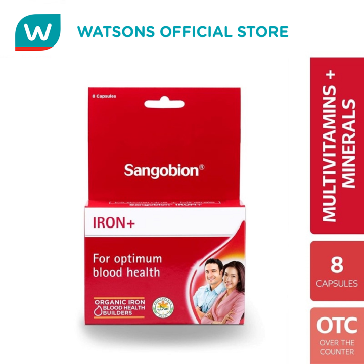 SANGOBION IRON+ Capsule 8s | Lazada PH