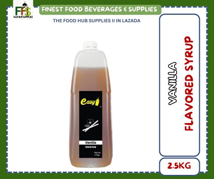 Easy Syrup Vanilla Flavor 2.5kg | Lazada PH