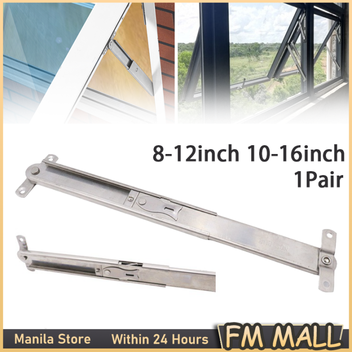 2PCS 2-Bar Window Support Arm With Lock Window Stopper Limiter ...
