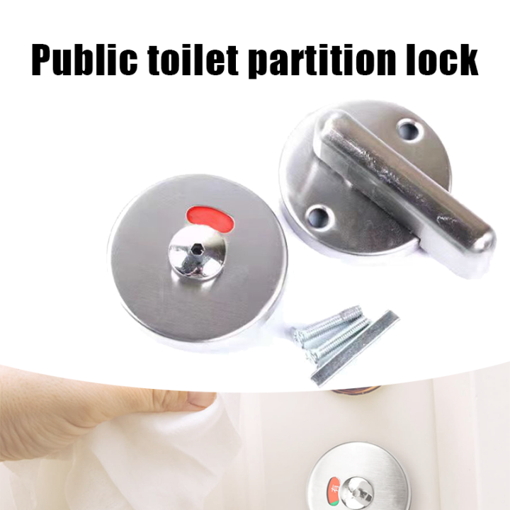 Public Toilet Indicator Lock Public Toilet Partition Lock For WC Public ...