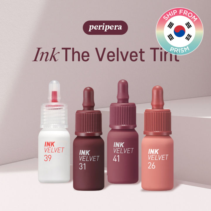 Peripera Ink The Velvet Tint 4g / New Colors / Velvet Tint / Long ...