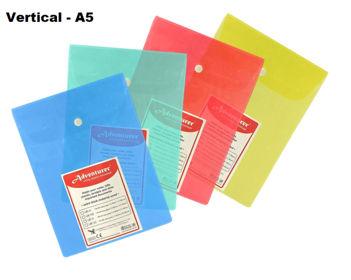 Adventurer Heavy Duty Utility Envelope Vertical/Horizontal A5 (14 ...