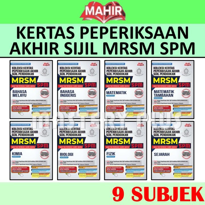 Koleksi Kertas Peperiksaan Akhir Sijil Pendidikan Mrsm Spm 2024 Bm