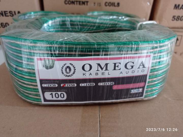 Kabel Listrik Transfaran Kabel Audio OMEGA Kabel Transparan 2x50 ...