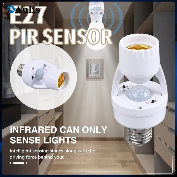 [local Stock] Ac 110 220v E27 Induction Lamp Holder 360 Degree Pir