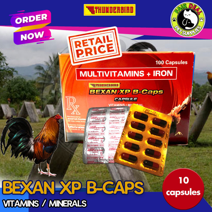 BEXAN XP B-CAPS Multivitamins + Iron (TINGI/RETAIL) (10 capsules) | Lazada PH