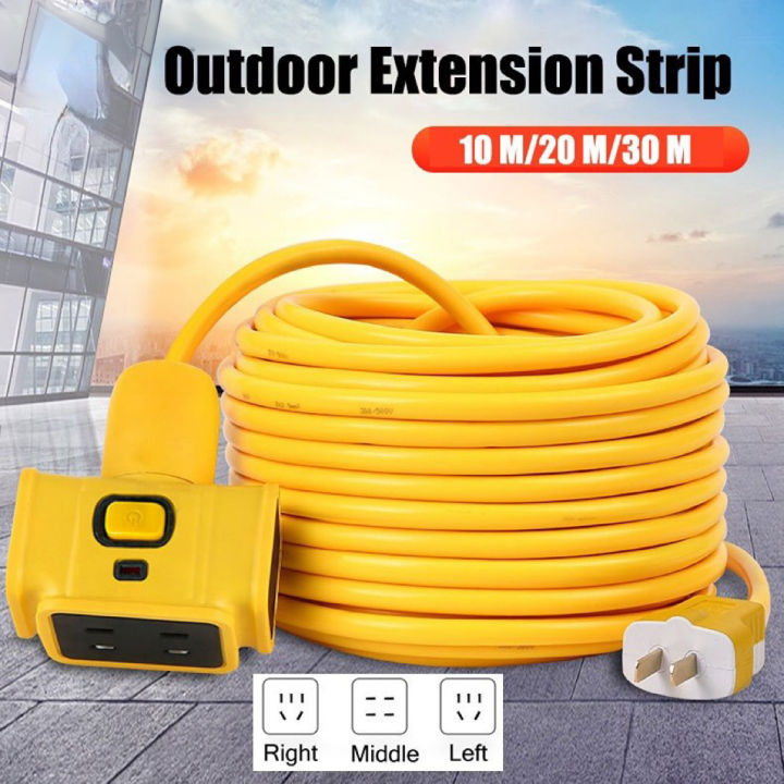 With switch Extension Cord Socket With Cable Extra-long Plug-in Strip ...