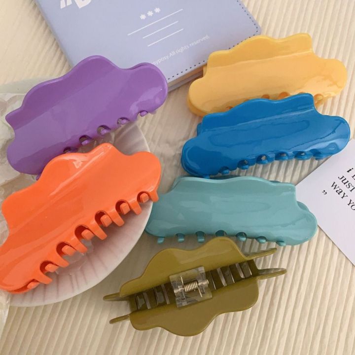 FGSDF ชุดคลุมศีรษะ วินเทจ สง่างามเรียบหรู สีลูกอมสี กิ๊บติดผมขนาดใหญ่ ...