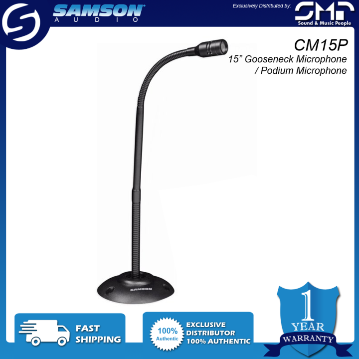 Samson CM15P - 15" Gooseneck Podium Condenser Microphone | Lazada PH