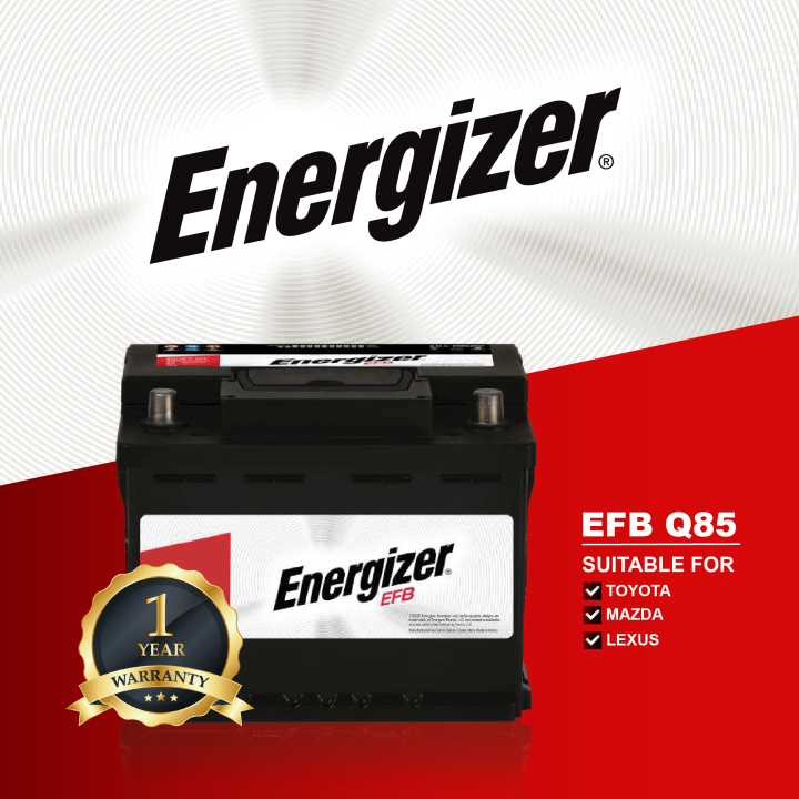 Energizer EFB/Start Stop Battery Q85 115D23L | Lazada