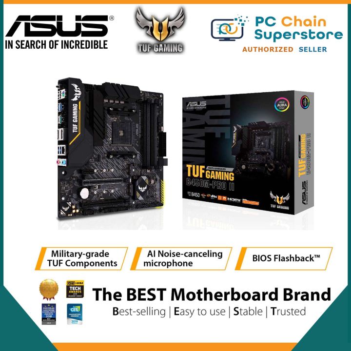 ASUS TUF GAMING B450M PRO II , AMD B450 (AM4) mATX gaming motherboard ...