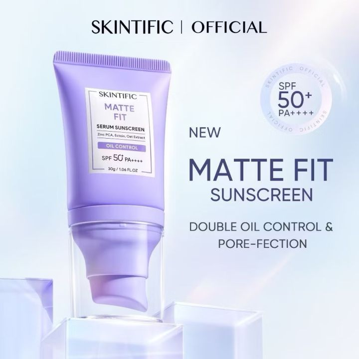 SKINTIFIC - Skintific Matte Fit Serum Sunscreen SPF 50PA++++ 30g | Lazada Indonesia