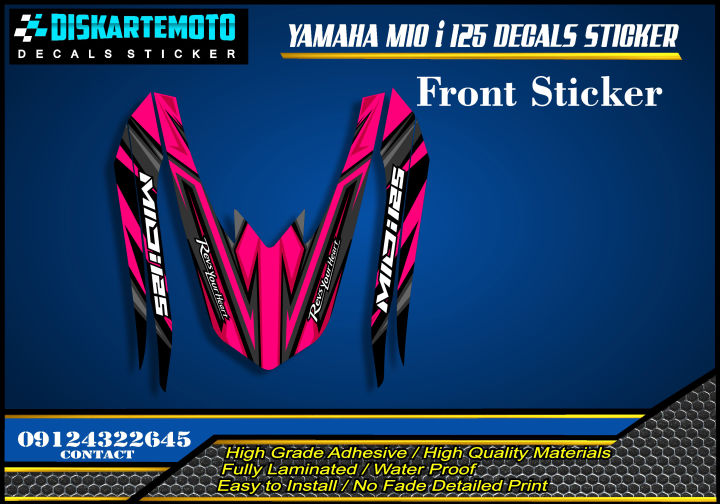 Mio i 125 Front Sticker | Lazada PH