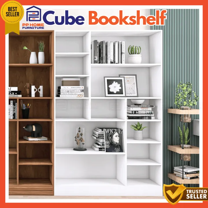 [5.5 Sales]13 Cube Bookshelf, Almari Buku, Rak Buku, Book Shelf Rack ...