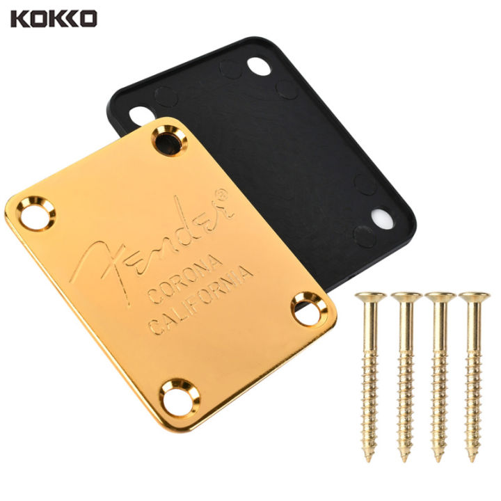 READY! Electric Guitar Neck Plate 4-hole Shank Reinforcement Plate ...