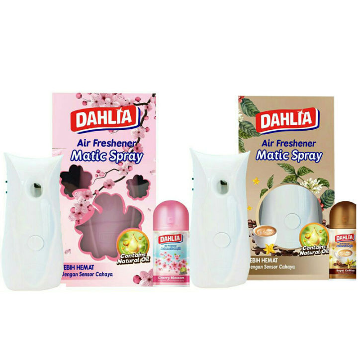 ( BOX ) Dahlia Air Freshener Matic Spray Box Set ( Matic + Refill ...