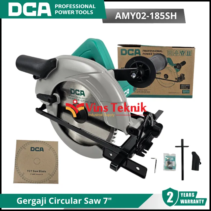 Mesin Gergaji Kayu Sirkel Circular Saw 7" 180MM DCA AMY02-185SH AMY02 ...