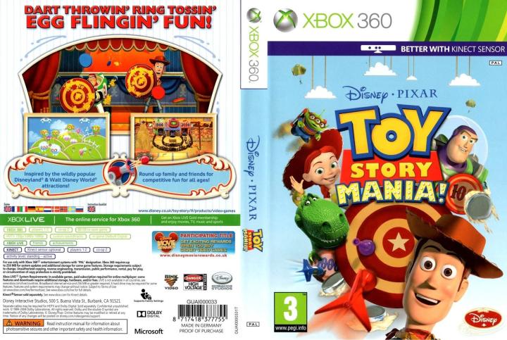 Xbox 360 Disney Pixar Toy Story Mania (Original Disc) | Lazada