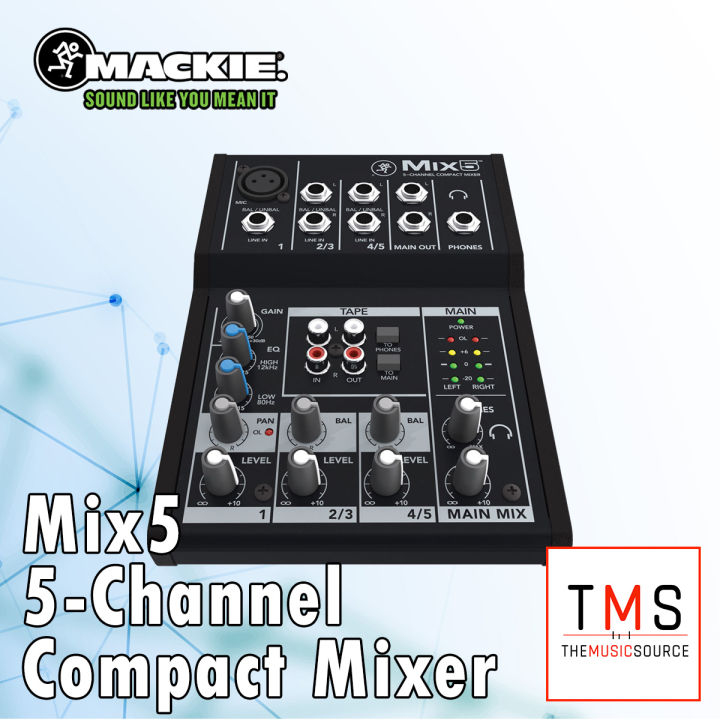 Mackie Mix5 - 5-Channel Compact Mixer | Lazada PH