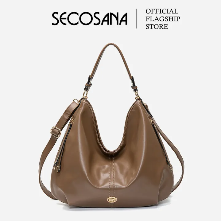 SECOSANA® Glamich Elegant Large Hobo Bag | Lazada PH