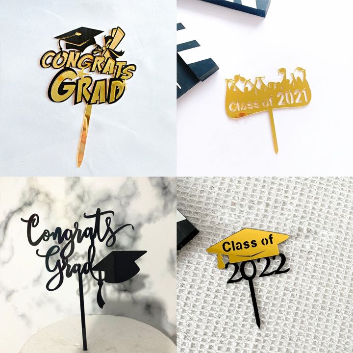 2022 College Graduation Ceremony Cake Topper Decoration High School ...
