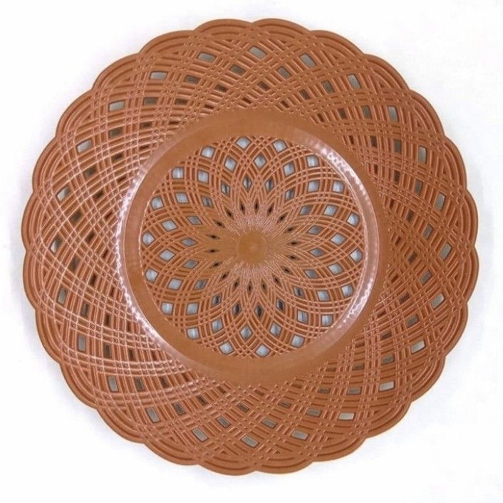 Piring Rotan Plastik - Piring Rotan TEBAL KWALITAS TERJAMIN | Lazada ...