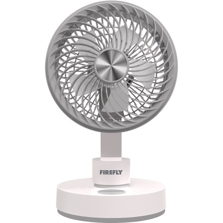 Firefly Rechargeable Oscillating Desk Fan with Night Lamp | Lazada PH