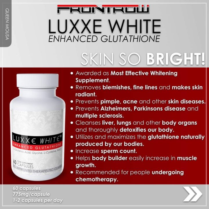 Luxxe White Enhanced Glutathione 60 Capsules | Lazada PH