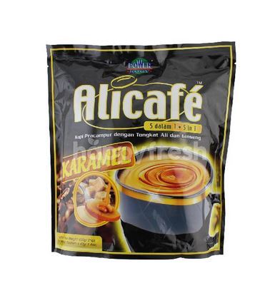 Power Root Alicafe Tongkat Ali & Ginseng 5 In 1 Caramel Coffee Ready ...