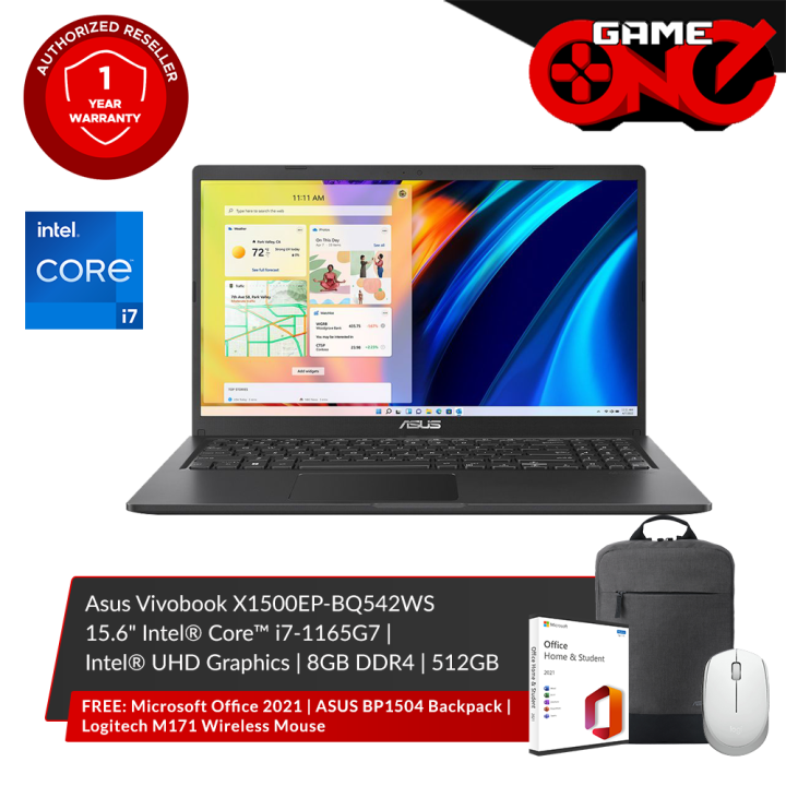 Asus Vivobook X1500EP-BQ542WS 15.6" Intel® Core™ i7-1165G7 | Intel® UHD ...