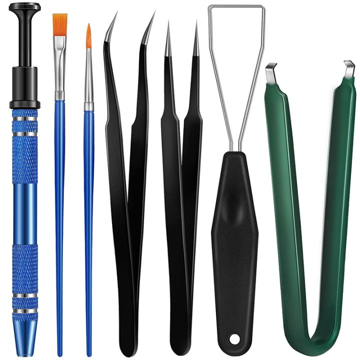 7 Pieces of Keyboard Lubricating Oil Switch Puller Kit IC Extractor ...