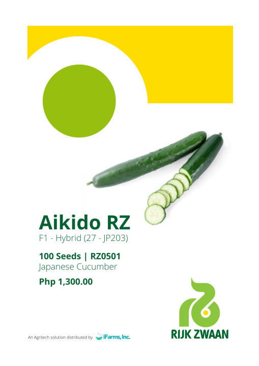 Rijk Zwaan Aikido (Cucumber Japanese) 100seeds/pack | Lazada PH