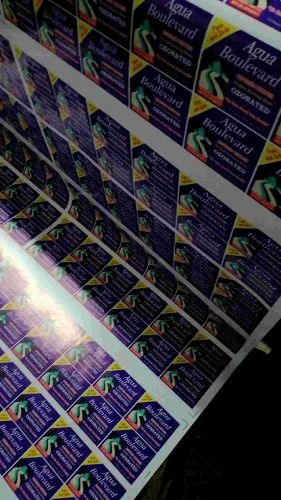 WATER REFILLING STATION SLIM GALLON STICKER WATERPROOF (100pcs/set ...