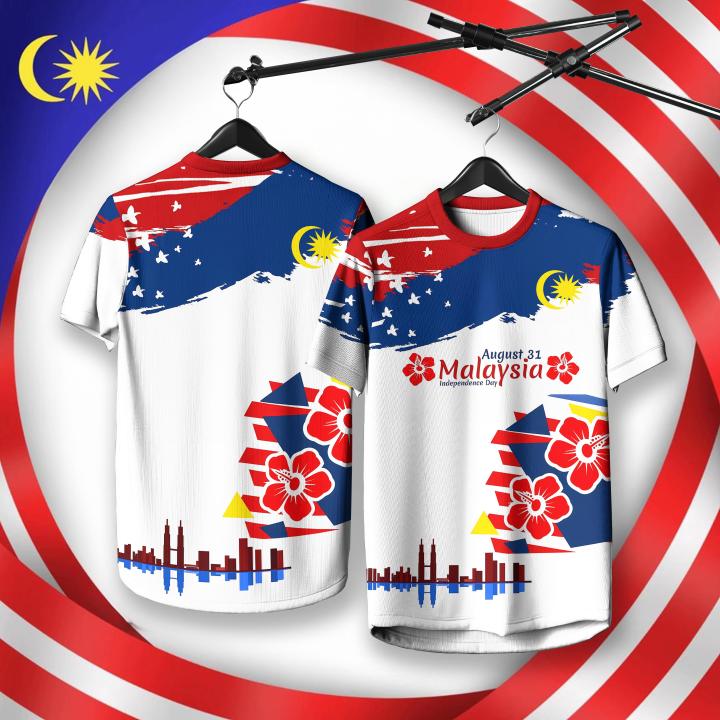 2025 baju t-shirt merdeka Men's jersey T-Shirts Short Sleeve Tops ...
