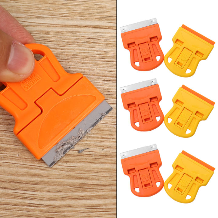 Scraper With A Blade Mini Plastic Car Sticker Remover Edge Blade Razor ...