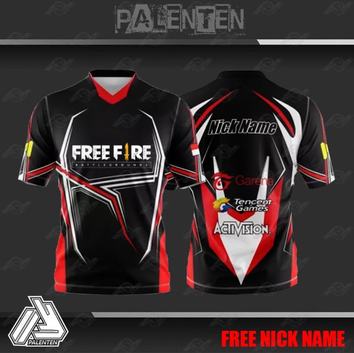 BAJU JERSEY UNTUK GAME ESPORTS CUSTOM FREE NICK NAME,LOGO,DESAIN Free ...