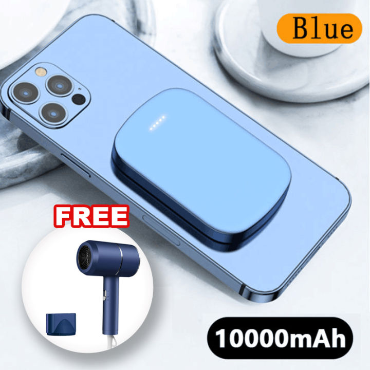 10000mAh Magnetic Wireless power Bank For magsafe powerbank charger For ...
