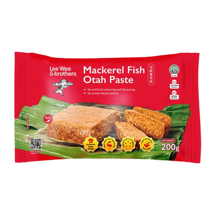 Lee Wee & Brothers Mackerel Fish Otah Paste - Frozen | Lazada Singapore