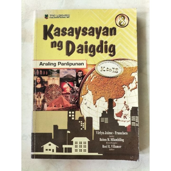 Hot sale Kasaysayan ng Daigdig Grade 8 AP Araling Panlipunan Textbook ...