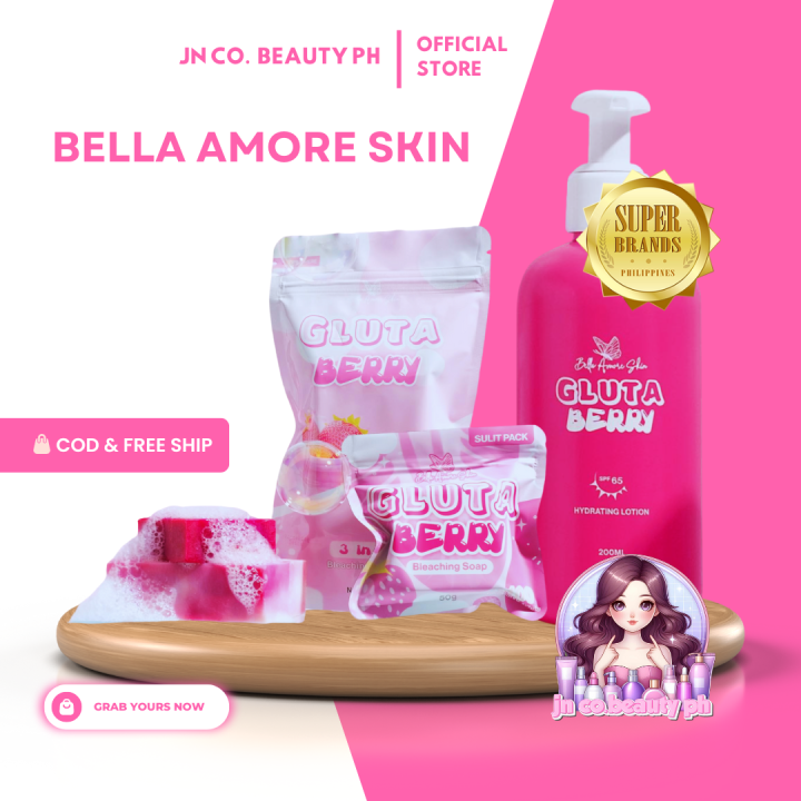 BUY1 TAKE1 GlutaBerry Bleaching Soap | Bella Amore Skin GlutaBerry ...