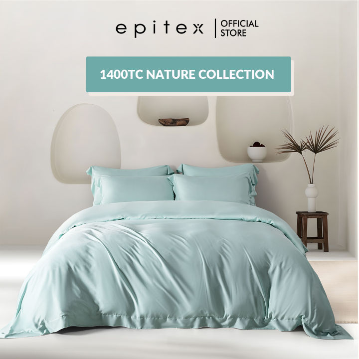 Epitex 1400TC Nature Collection 100% Bamboo Dobby Bedsheet Set | Lazada ...