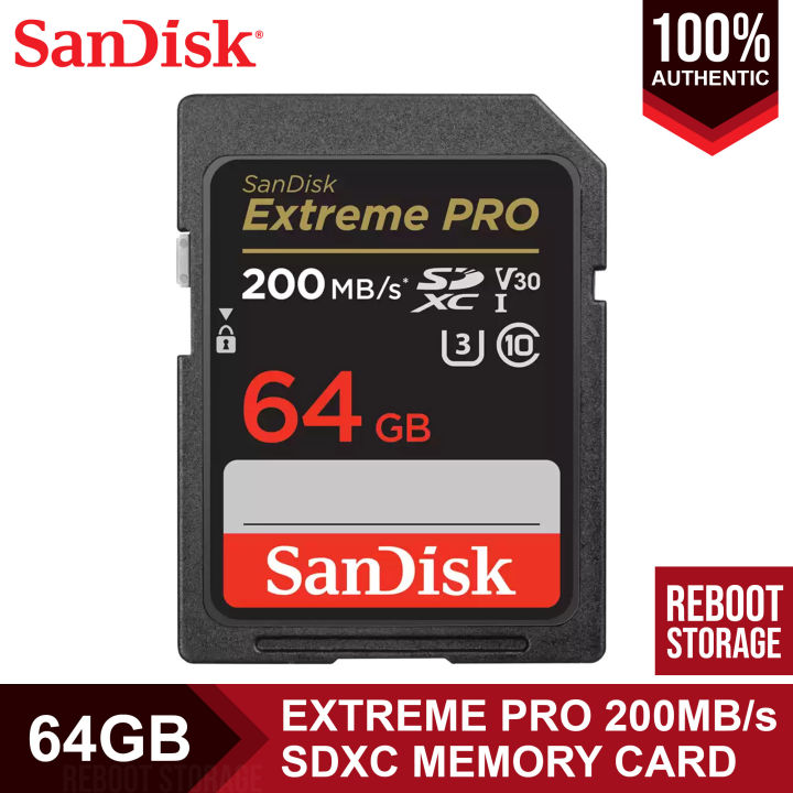 Sandisk 64gb Extreme PRO UHS-I SDXC Memory Card | Lazada PH