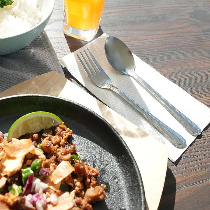 Stainless Steel Thick Spoon（12pcs 1 pack）OR Stainless Steel Thick Fork ...