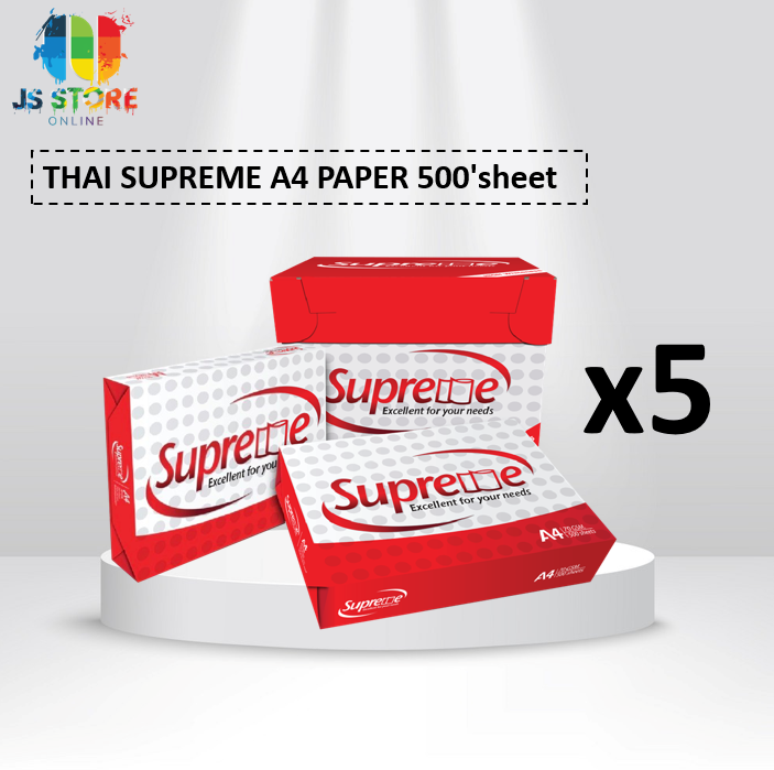 LIMITED STOCK THAI SUPREME 70gsm A4 PAPER 500 sheet Cheap A4 Paper limited-stock-thai-supreme-70gsm-a4-paper-500-sheet-cheap-a4-paper