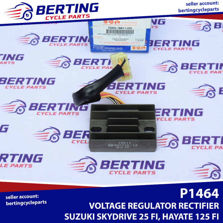 SGP VOLTAGE REGULATOR RECTIFIER Suzuki Skydrive 125 FI Hayate 125 FI ...