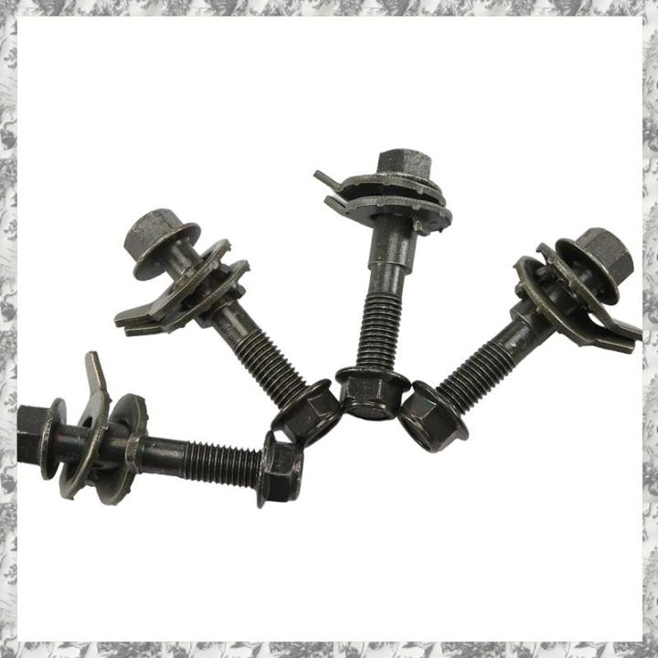 (SDEO) 4Pcs 14Mm Steel Car Four Wheel Alignment Adjustable Camber Bolts ...