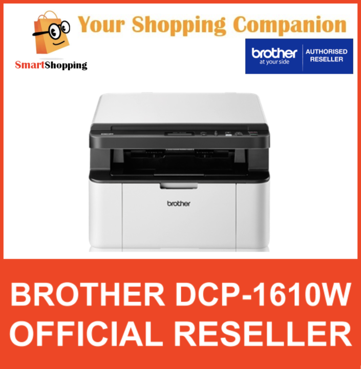 Brother DCP-1610W Wireless MonoChrome Laser Printer Scan Copy DCP 1610W ...