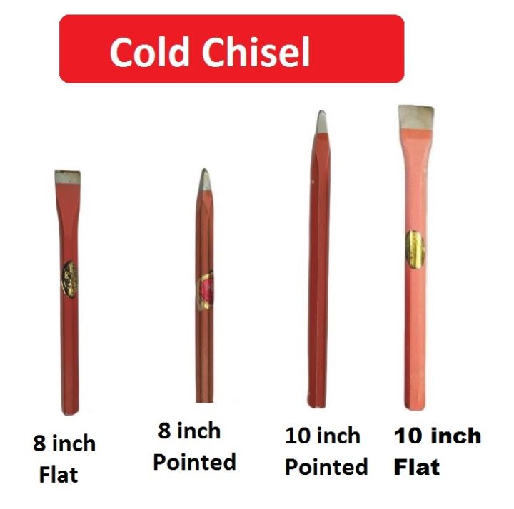 Pointed Flat Concrete Chisel Cold Chisel 8 inch 10 inch Pahat Konkrit ...
