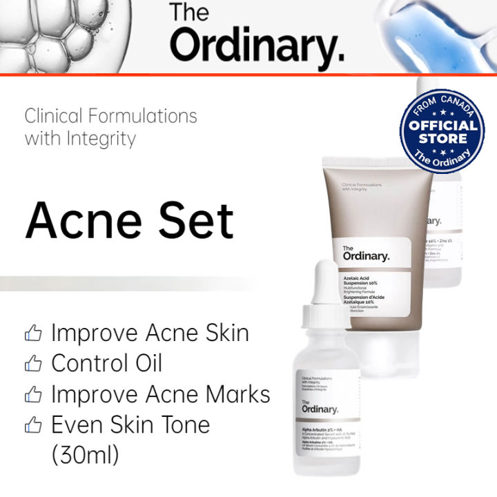 The Ordinary Acne Set / Niacinamide 10% + Zinc 1% / FACE CREAM ...